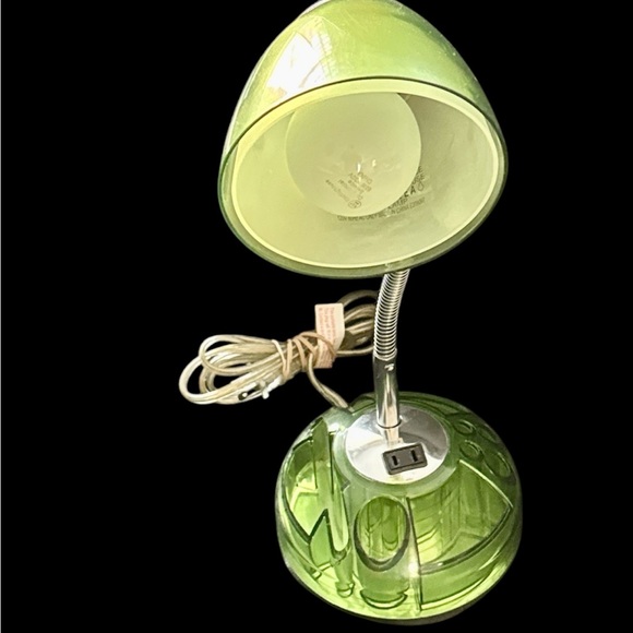 Accents | Desk Top Lamp With Plug In Access And Swivel Base For Easy ...